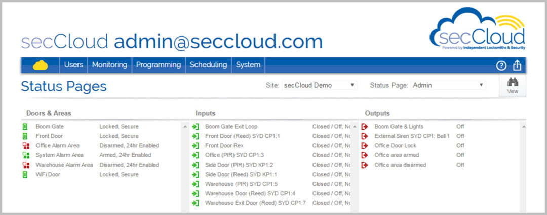 secCloud - Security Vision Networks